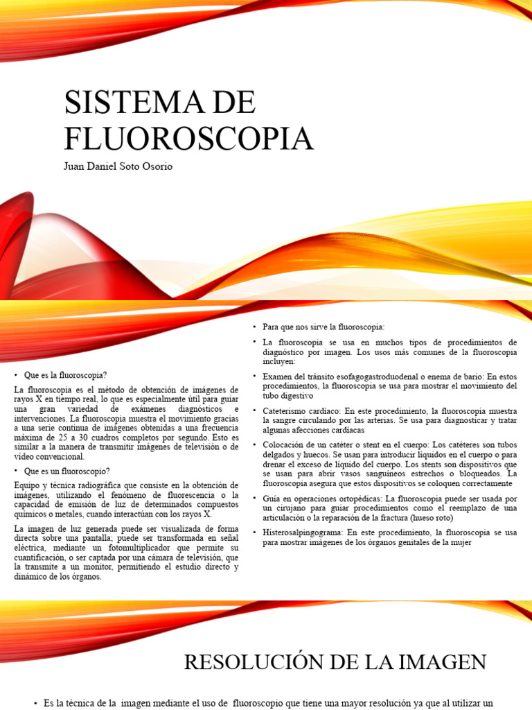 Sistema de Fluoros | PDF | Imagenes medicas | Medicina CLINICA