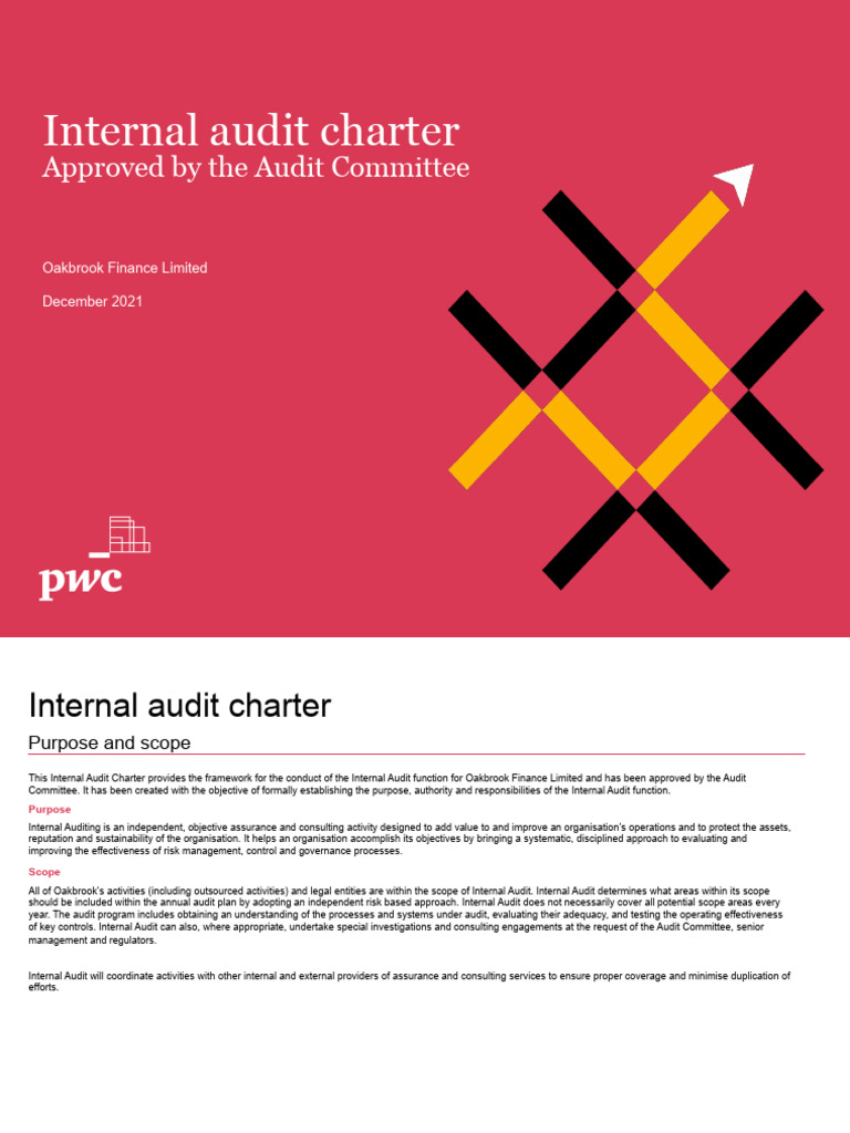Internal-Audit-Charter | PDF | Internal Audit | Audit