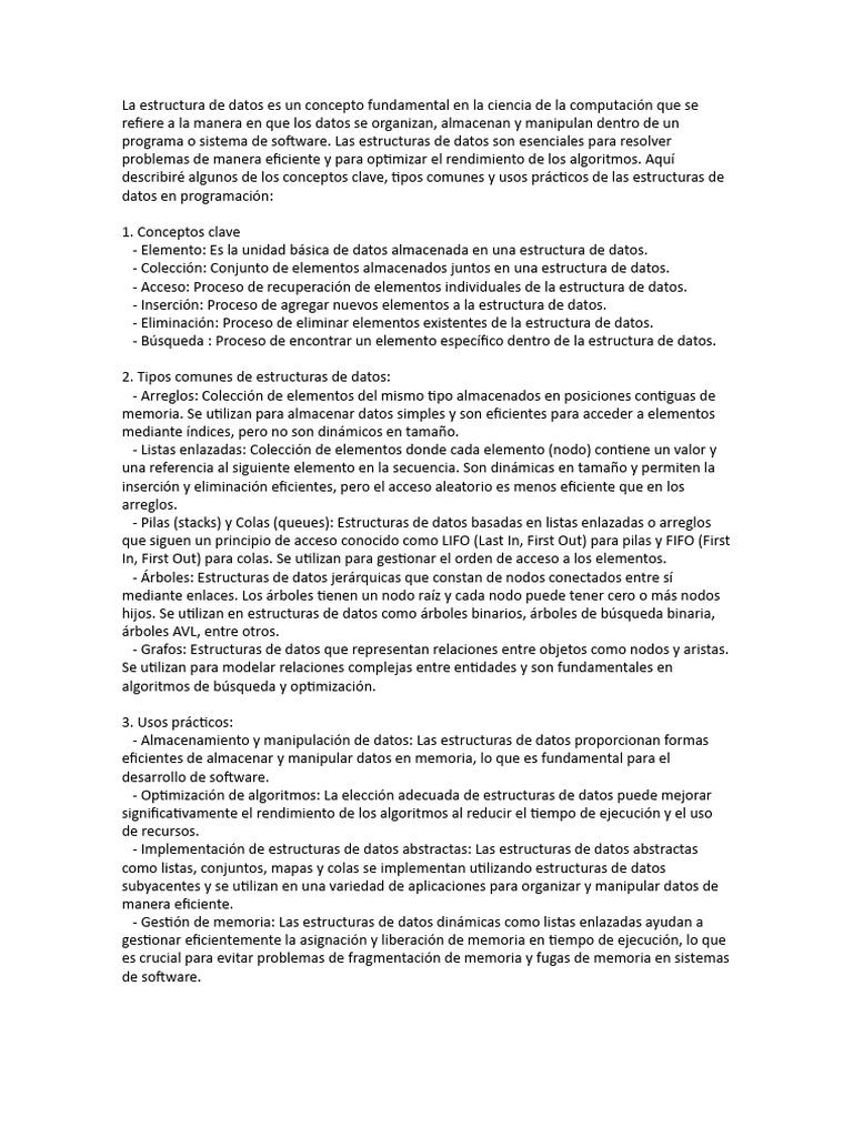 estructura 1 | PDF | Cola (tipo de datos abstractos) | Estructura de datos