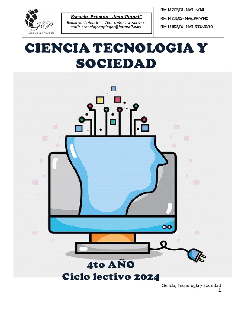 Dossier CTS 4 - 2024 | PDF | Método científico | Conocimiento