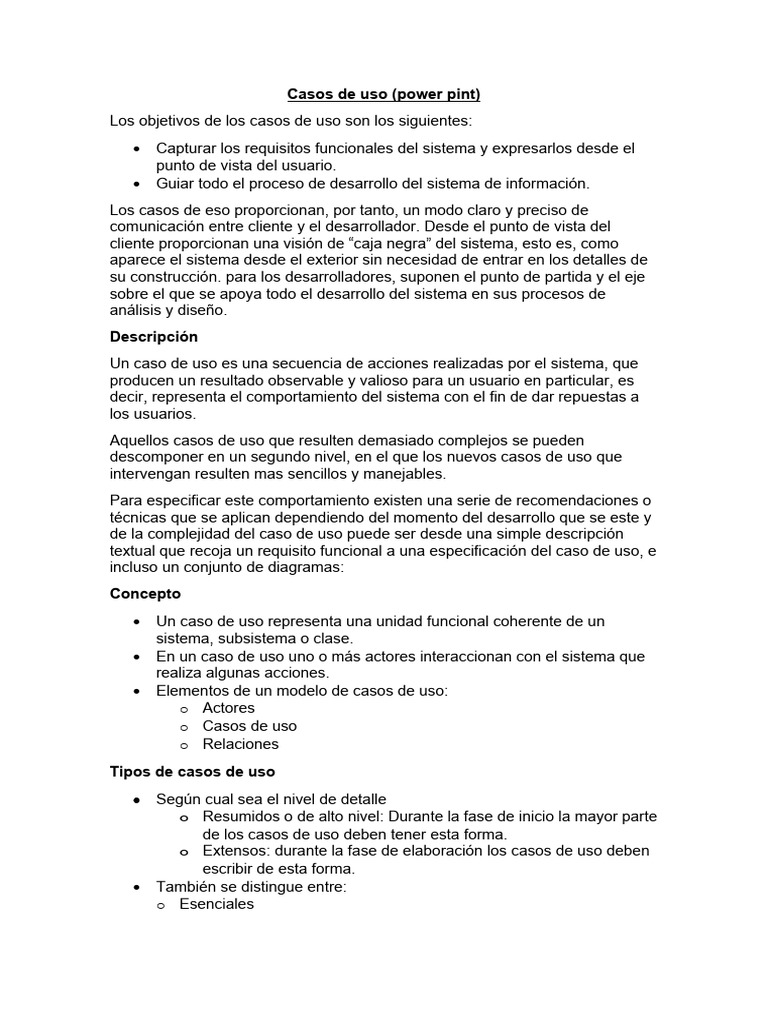 resumen de 2do parcial sistemas de informacion .pdf | PDF | Bases de datos | Caso de uso