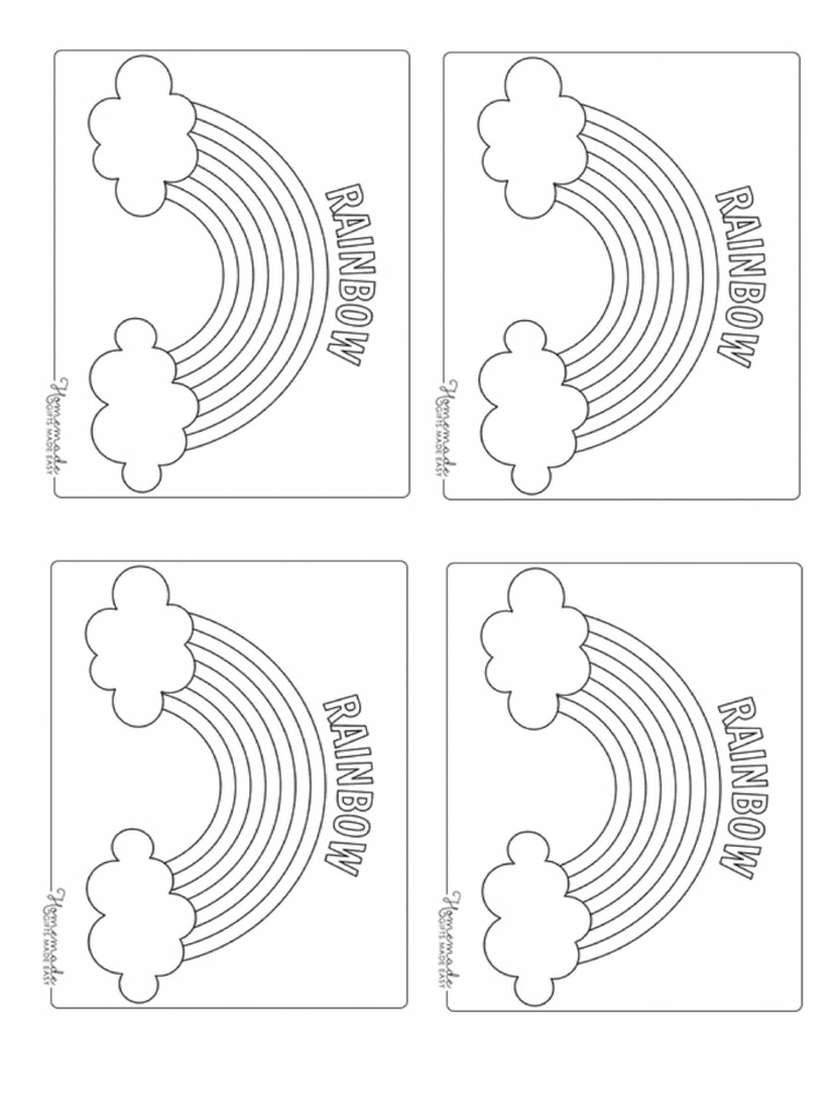 Rainbow To Colour | PDF