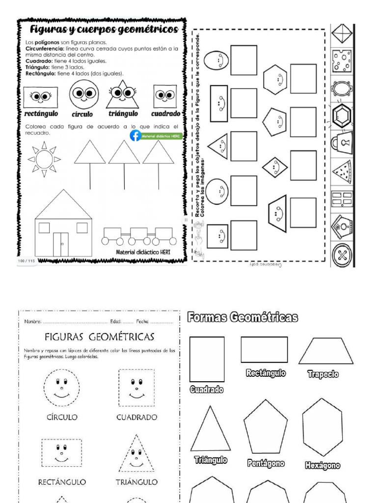 FIGURAS Y CUERPOS GEOMETRICOS 1 | PDF