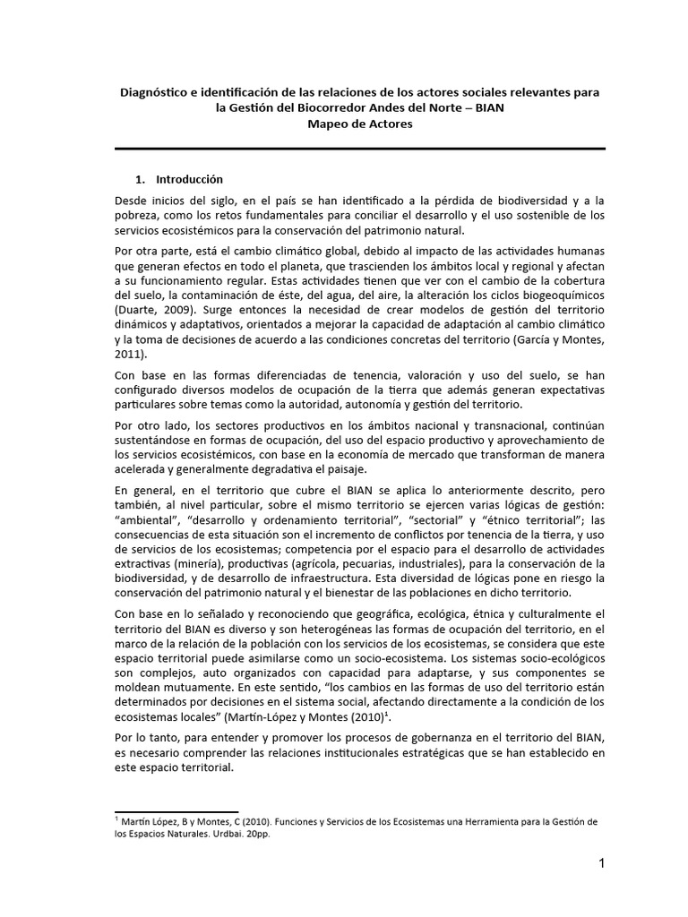 Mapeo Actores Relaciones BIAN 26.12.2023 | PDF | Planificación ...