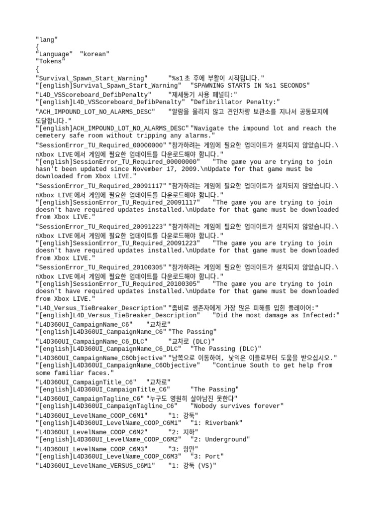 l4d360ui_tu_korean | PDF