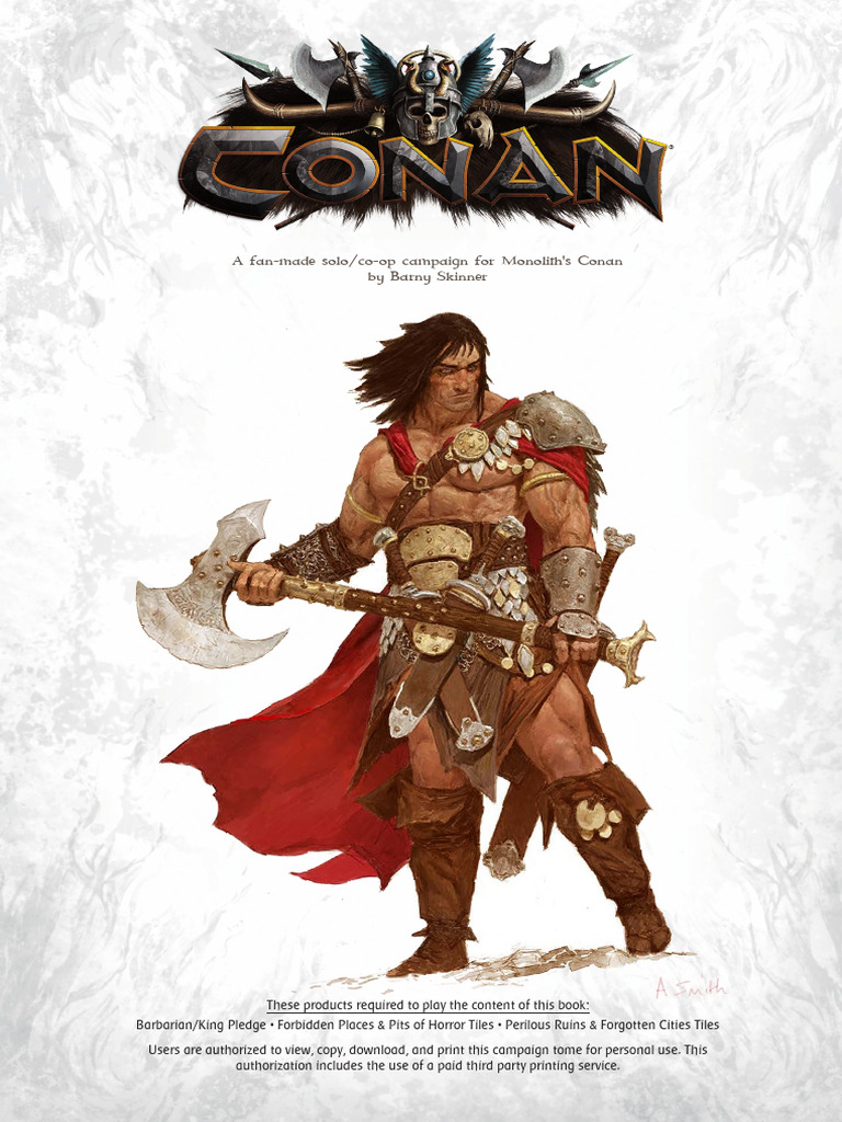 Conan: The Liberator Campaign Guide | PDF | Conan The Barbarian