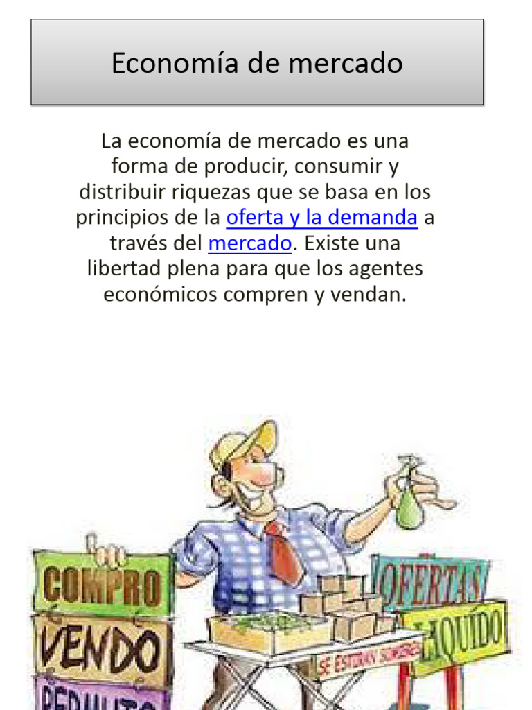 Economía de mercado | PDF | Mercado (economía) | Economía de mercado