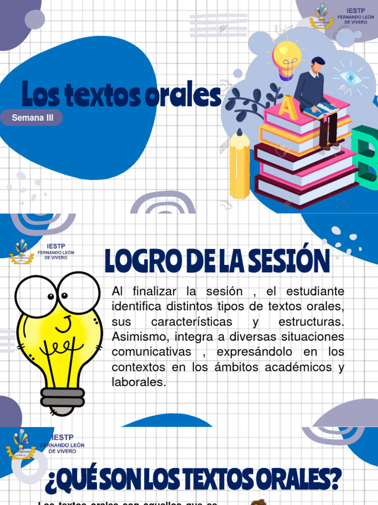 TEXTOS ORALES | PDF | Comunicación | Comunicación no verbal