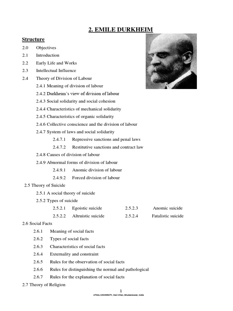 Classical Sociological Theory 2 | PDF | Émile Durkheim | Sociology