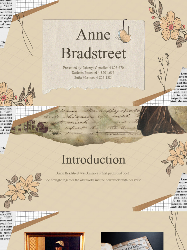Literature Anne Bradstreet | PDF | Classics | General Fiction