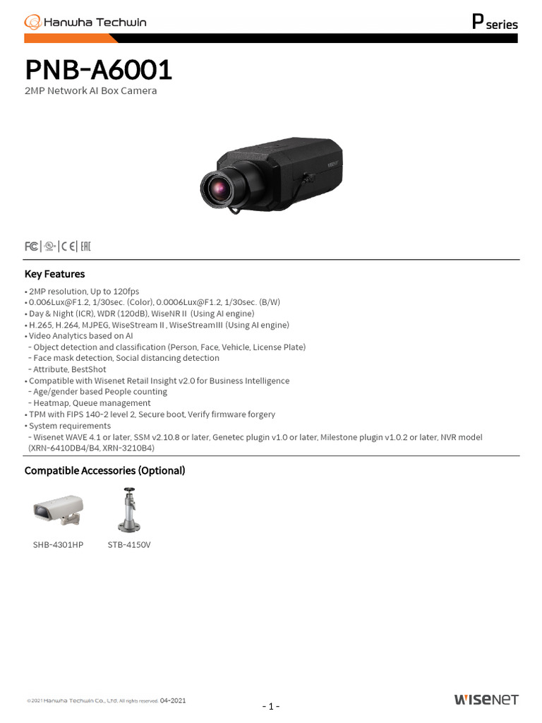 Datasheet Pnb-A6001 210517 | PDF | Internet Protocols | Computer Networking