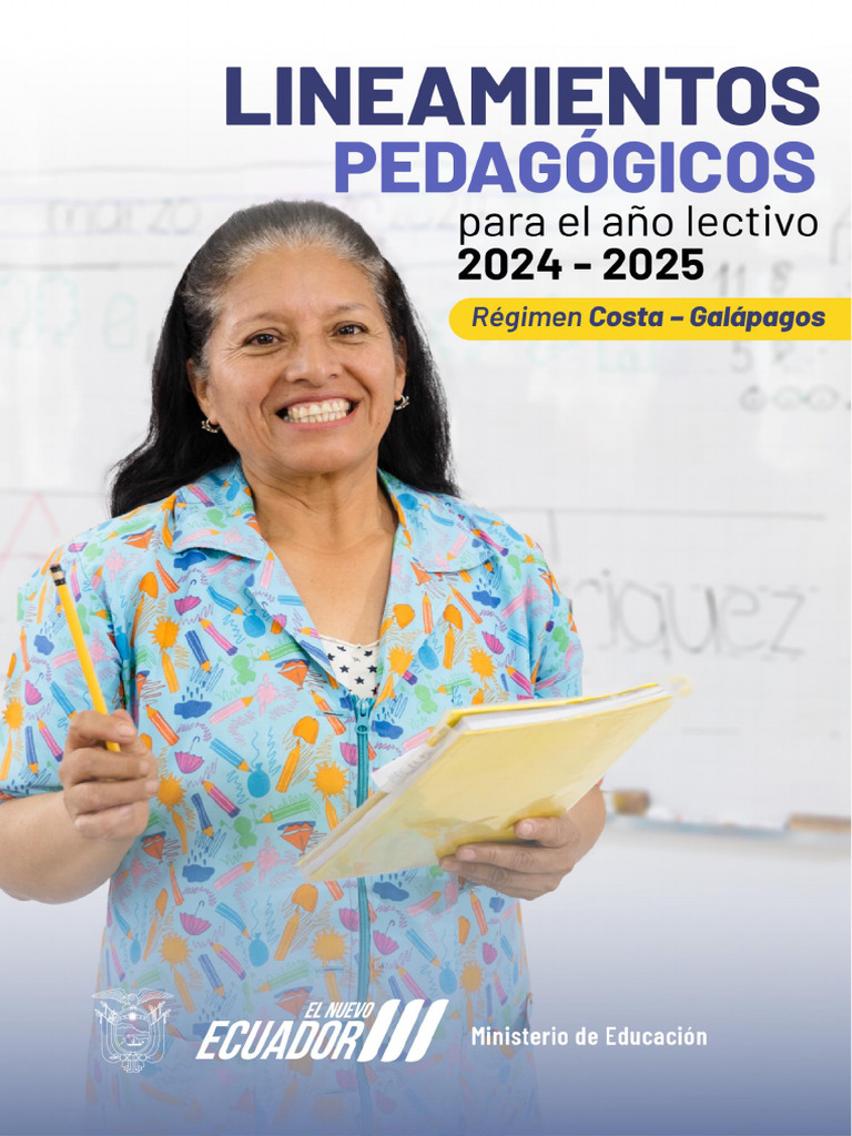 Lineamientos Pedagogicos Costa Galapagos 2024 2025 | PDF | Plan de estudios | Evaluación