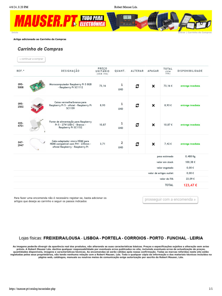(2024-04-06) Robert Mauser Lda - Rasperry Pi 5 + Cabos | Download ...