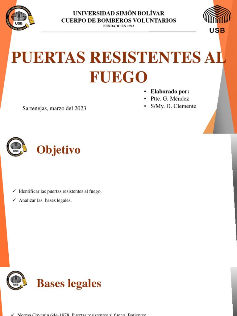 Puertas Resistentes Al Fuego 1 | PDF | Incendios