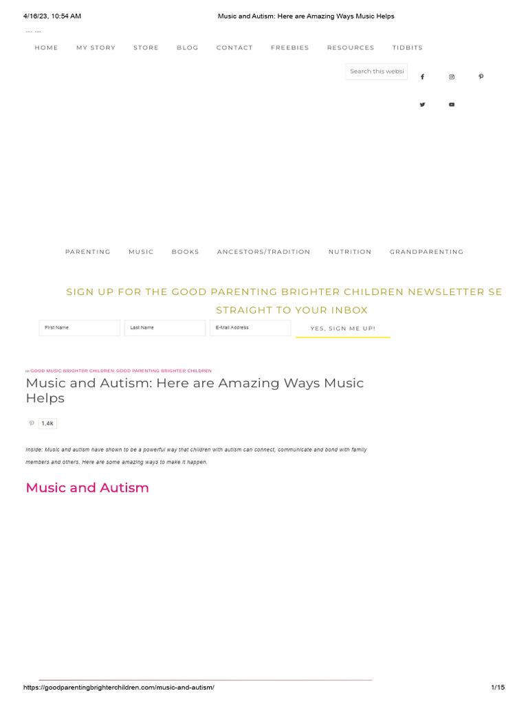 Music and Autism - Here Are Amazing Ways Music Helps | PDF | Autism ...
