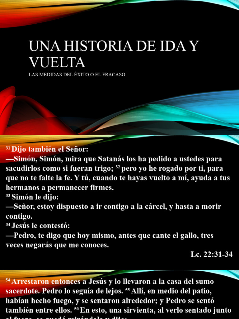 Una Historia de Ida y Vuelta | PDF | Jesús | San Pedro