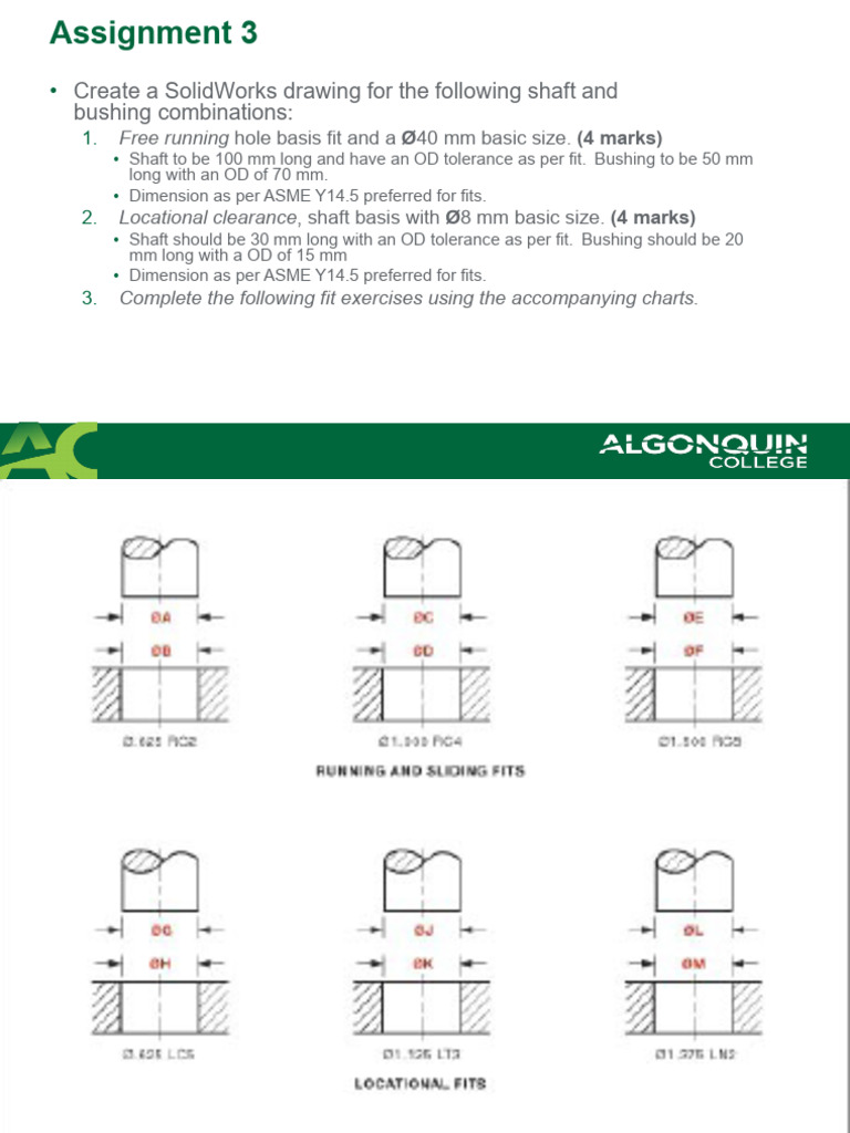 SolidWorks Shaft & Bushing Design | PDF