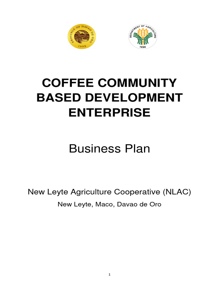 Community-Based Coffee Enterprise Plan | PDF | Coffee | Cocoa Bean