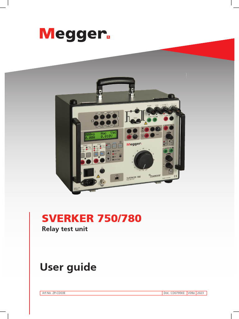 Sverker 750 780 Ug en | PDF | Relay | Voltage
