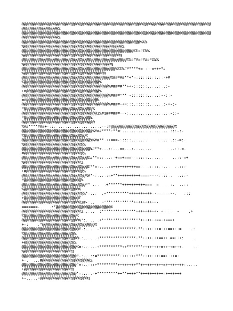 Ascii Art Representation | PDF | Computadoras