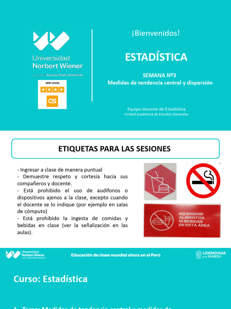 ASU S03 Medidas de Tendencia Central y Dispersión 2024 VF1302 | PDF | Diferencia | Desviación ...