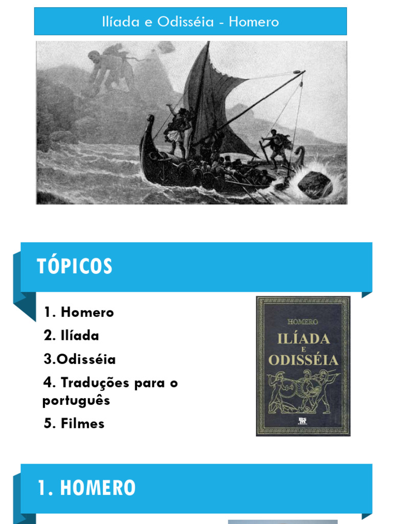 A Iliada e A Odisséia | PDF | Ilíada | Odisseia