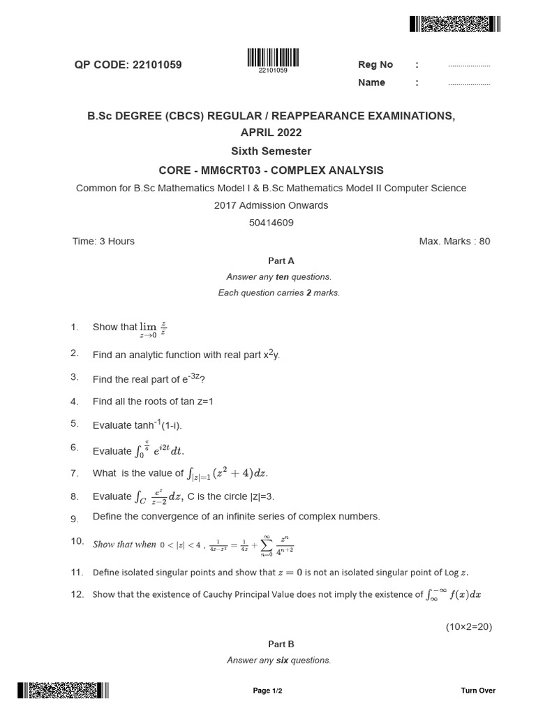 Important Questions | PDF | Mathematical Concepts | Mathematical Analysis