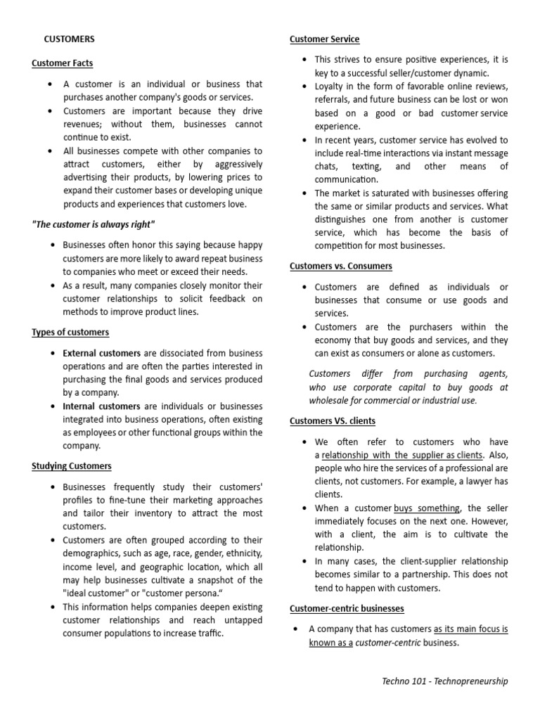 Customer | PDF | Customer | Advertising