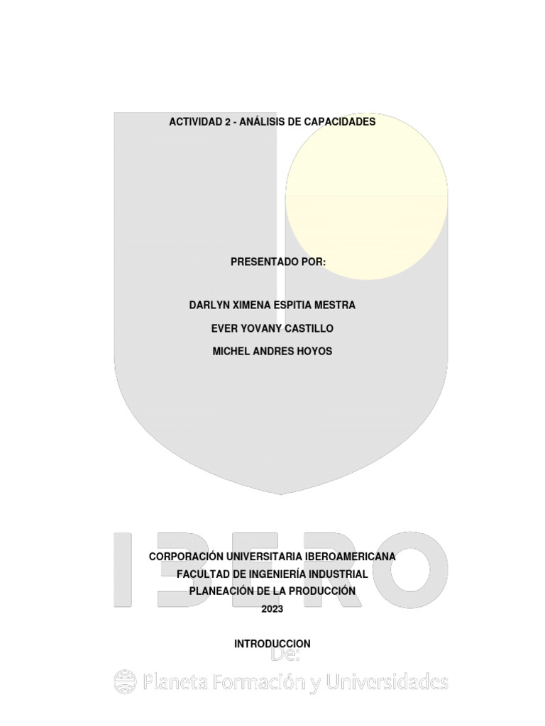 Actividad 2 An Lisis de Capacidades PDF | PDF
