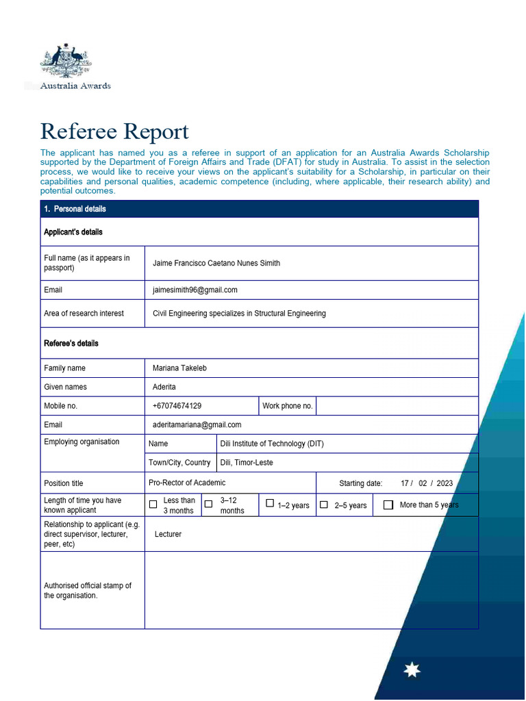 Referee Report (Ibu Ade) | PDF | Leadership | Doctor Of Philosophy
