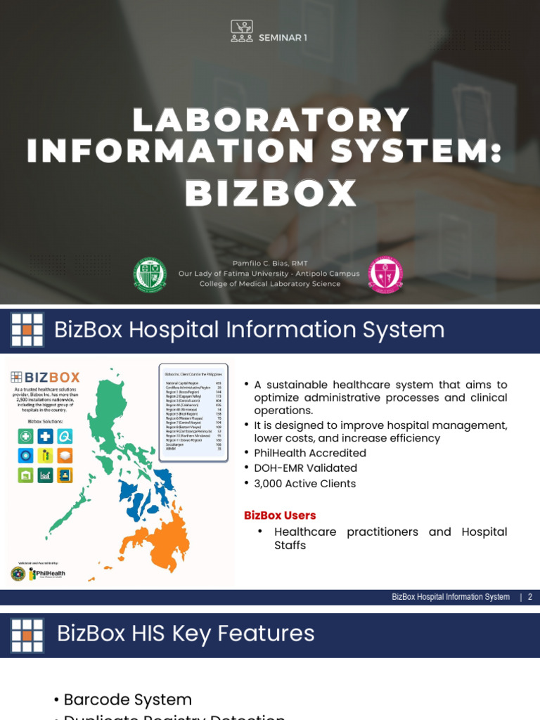 BizBox HIS: Streamline Hospital Ops | PDF | Radiology | Medical Imaging