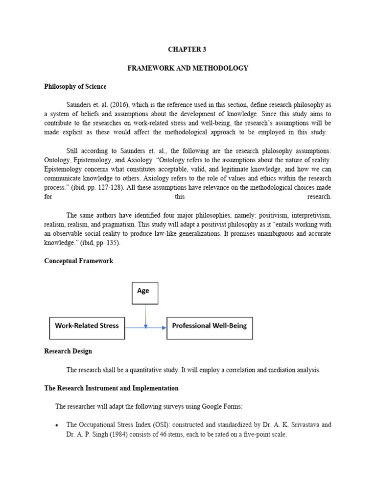 CHAPTER 3 Draft | PDF | Methodology | Positivism