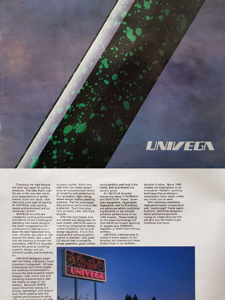 Univega 1990 | PDF