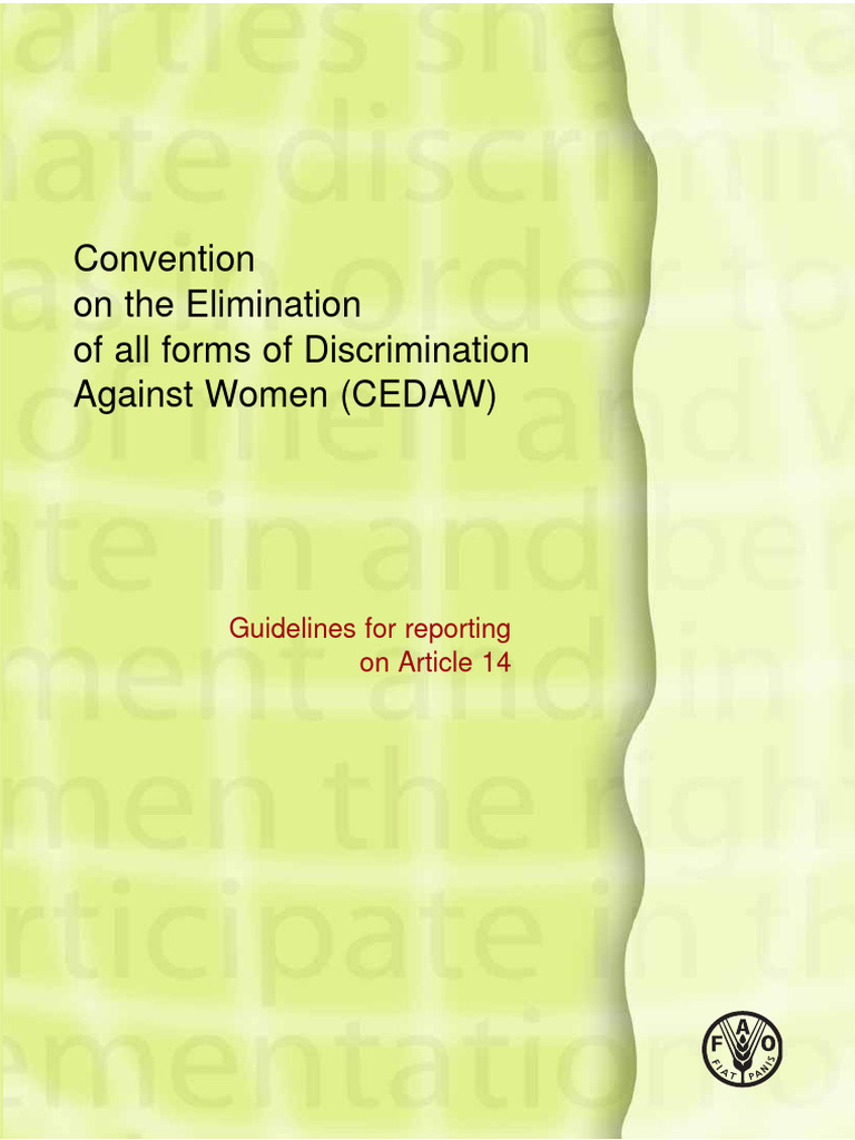 Convention On The Elimination of All Forms of Discrimination Against ...