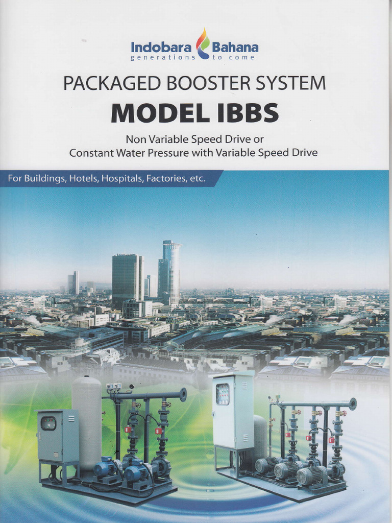 IBBS Packaged Booster System Overview | PDF | Pump | Power Inverter