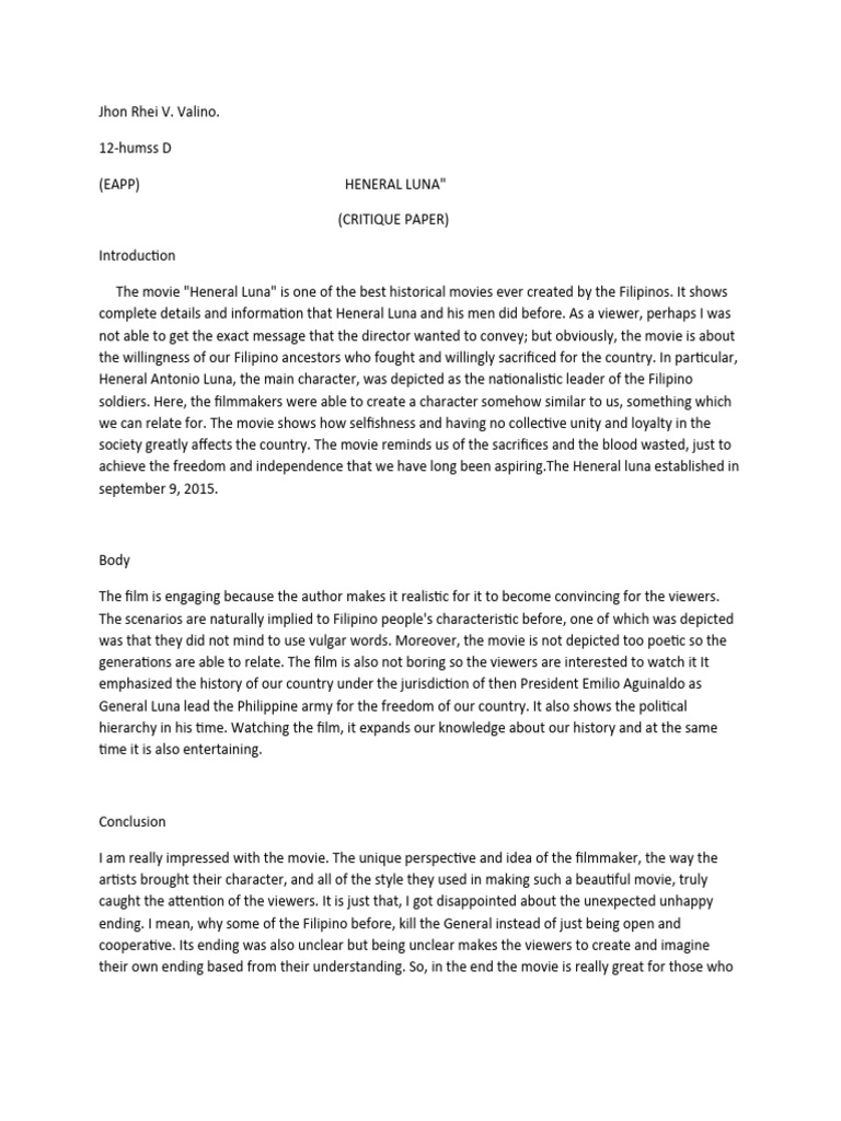 Eapp (Critique Paper) | PDF