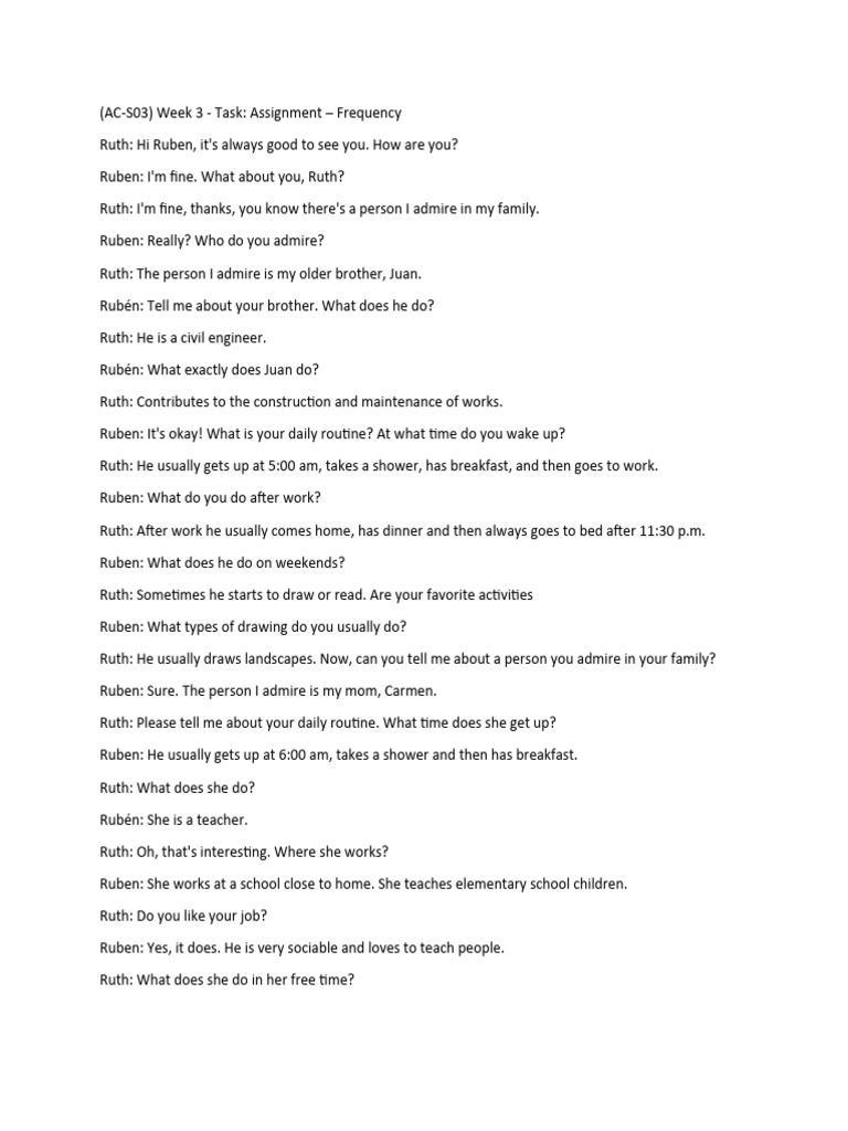 Week 3 Conversation Model | PDF | Art