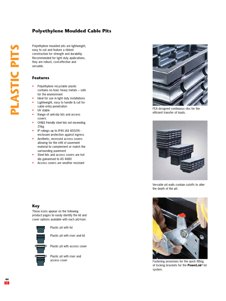 Cablemate Plastic-Pits | PDF | Concrete | Steel