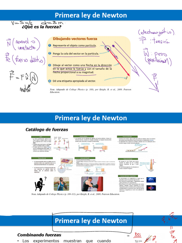 Fuerzas y Leyes de Newton | PDF | Fuerza | Las leyes del movimiento de ...