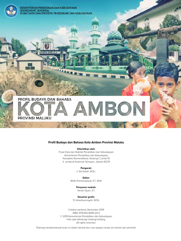 Profil Budaya Dan Bahasa Kota Ambon Provinsi Maluku | PDF