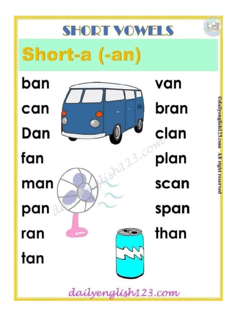 short vowel | PDF