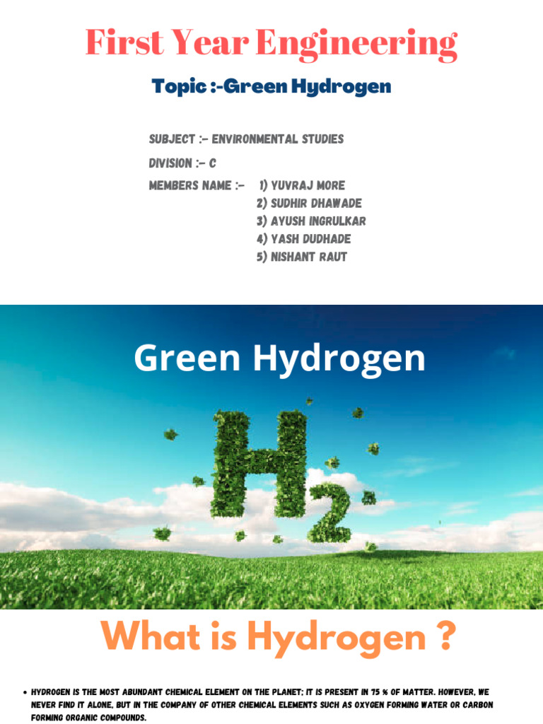 Green Hydrogen | PDF | Anode | Electrode