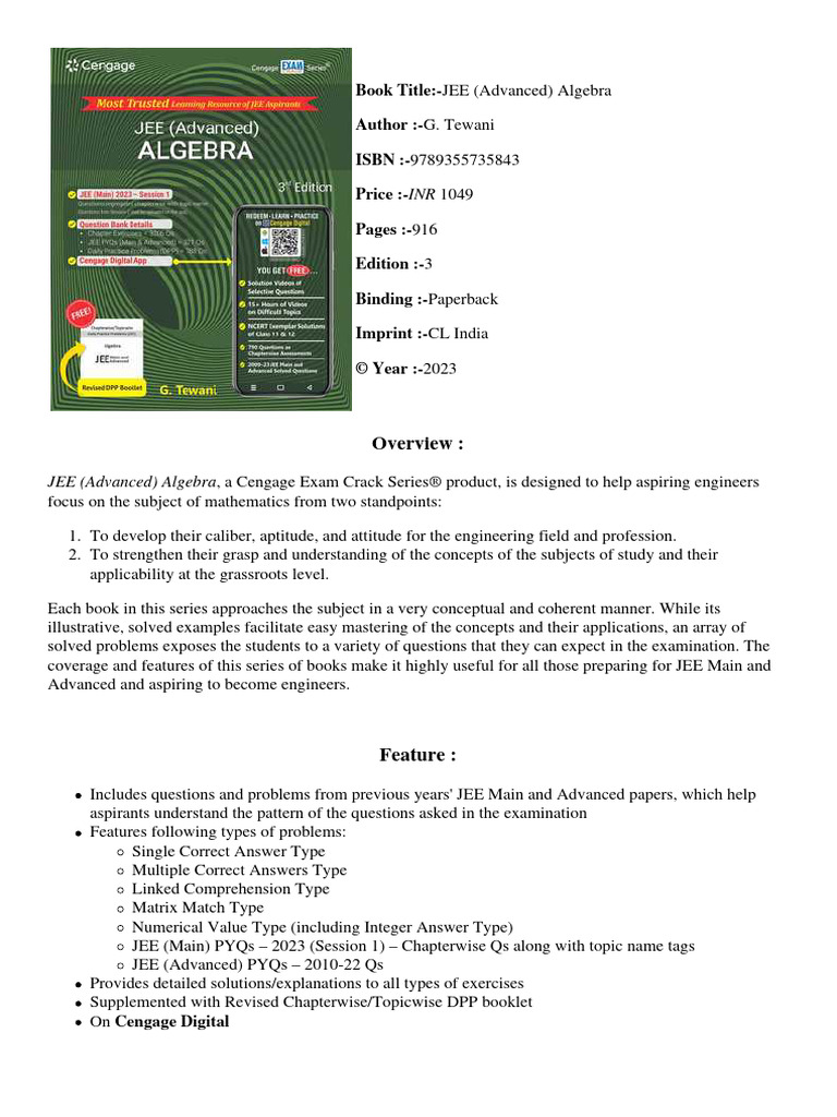 Overview | PDF | Matrix (Mathematics) | Mathematics