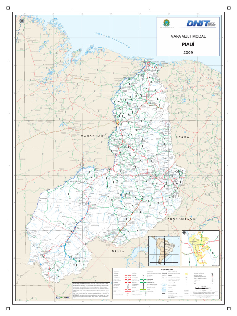 Mapa Rodoviario Piaui | PDF