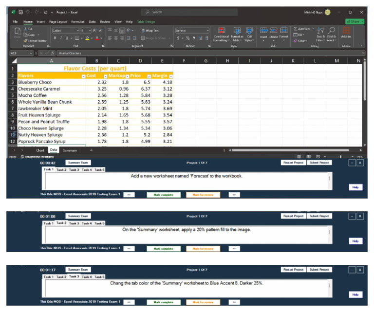 MOS 2019 - Excel | PDF