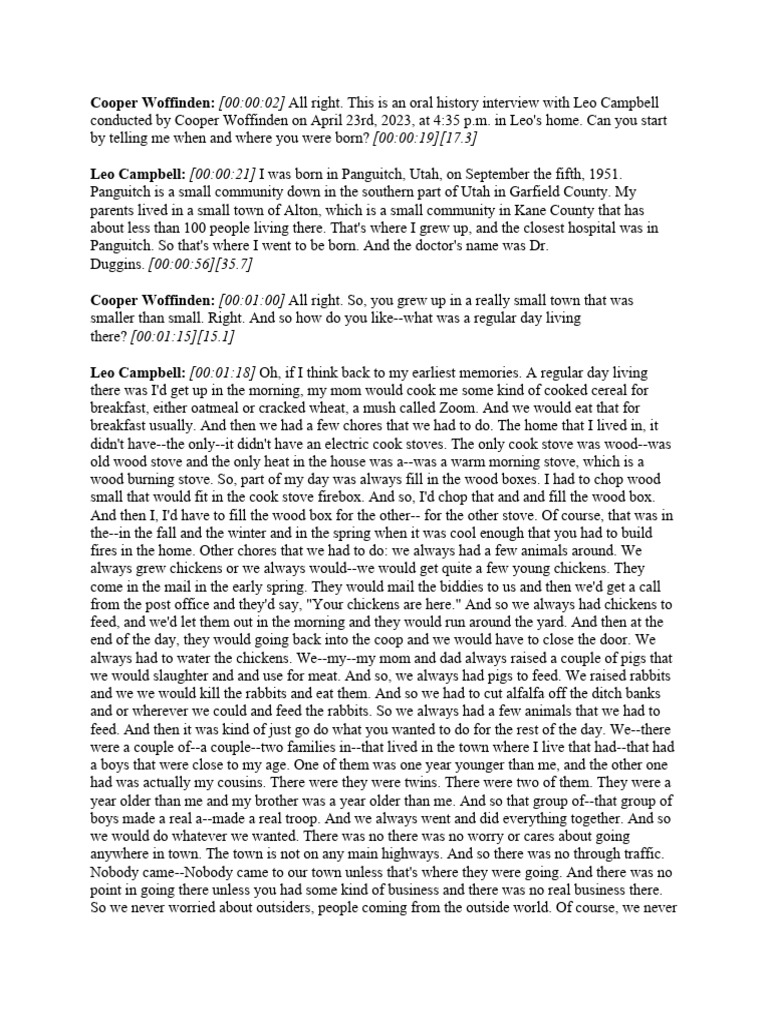 grandpas story | PDF grandpas story | PDF