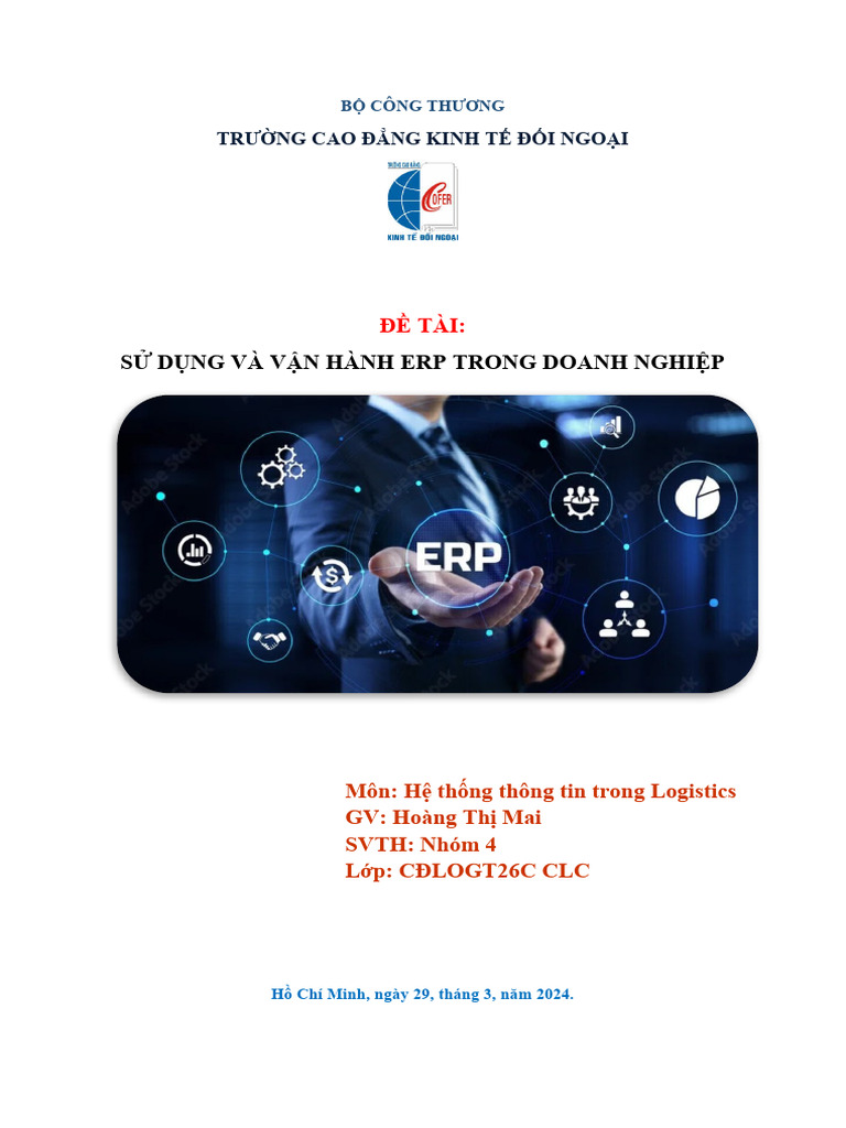 Nhóm 4 - HTTT Logt - Logt26c CLC | PDF