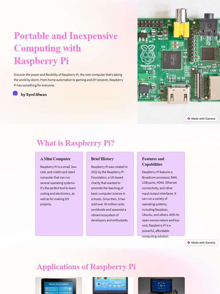 Learning Computer Architecture with Raspberry Pi | PDF | Raspberry Pi ...