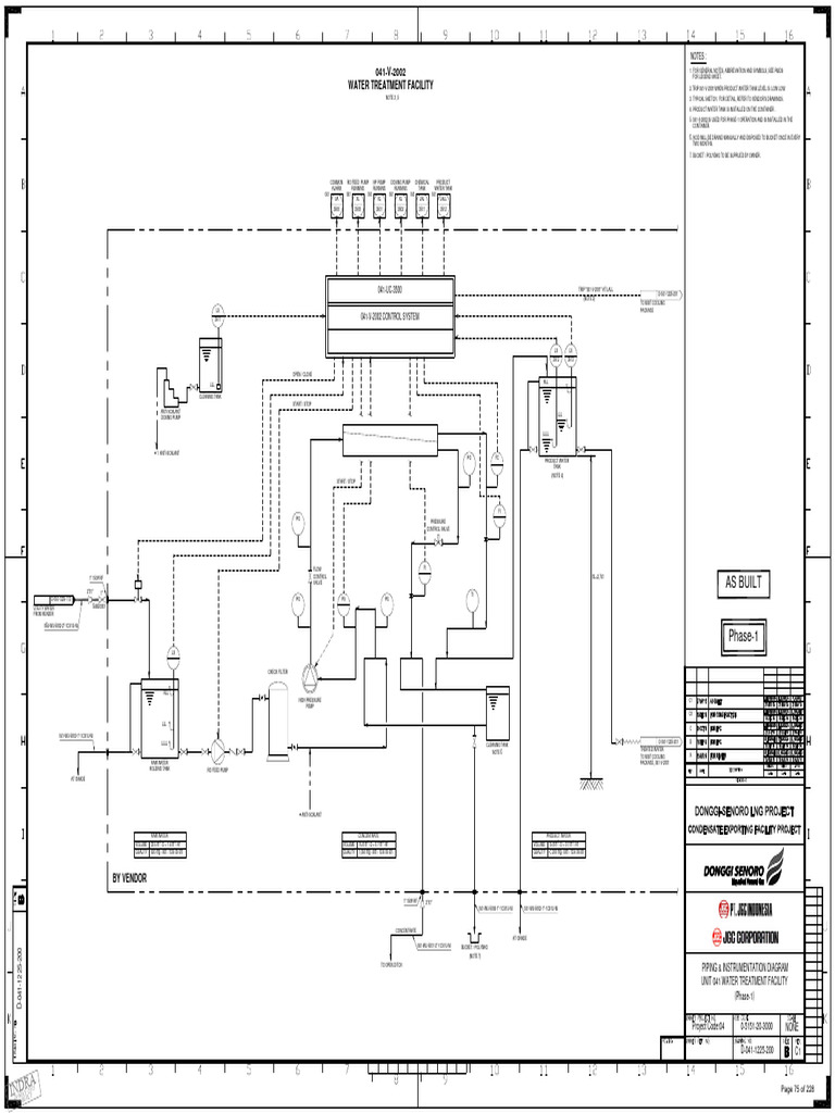 PID Booklet As Built Without PFD Rev - Part75 | PDF | Hydraulic ...