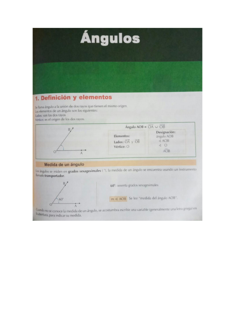 ANGULO GEOMETRICO | PDF
